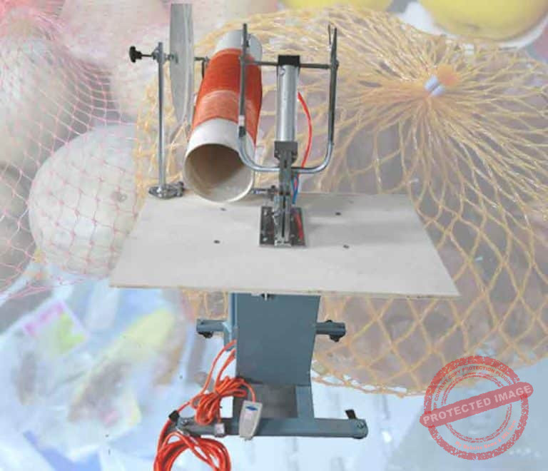 Semi-Automatic Ginger Mesh Bag Clipping Machine | Ginger Processing ...