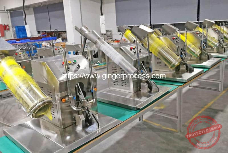 Electric Type Ginger Mesh Bag Clipping Packing Machine | Ginger ...